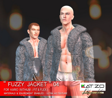 Second Life Marketplace - -[ Kat.zo ]- 004/04 - Fuzzy Jacket Kario